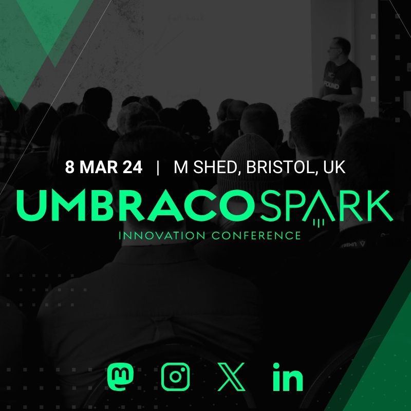 Umbraco Spark is back in March 2024 | Gibe Digital - A Bristol digital agency